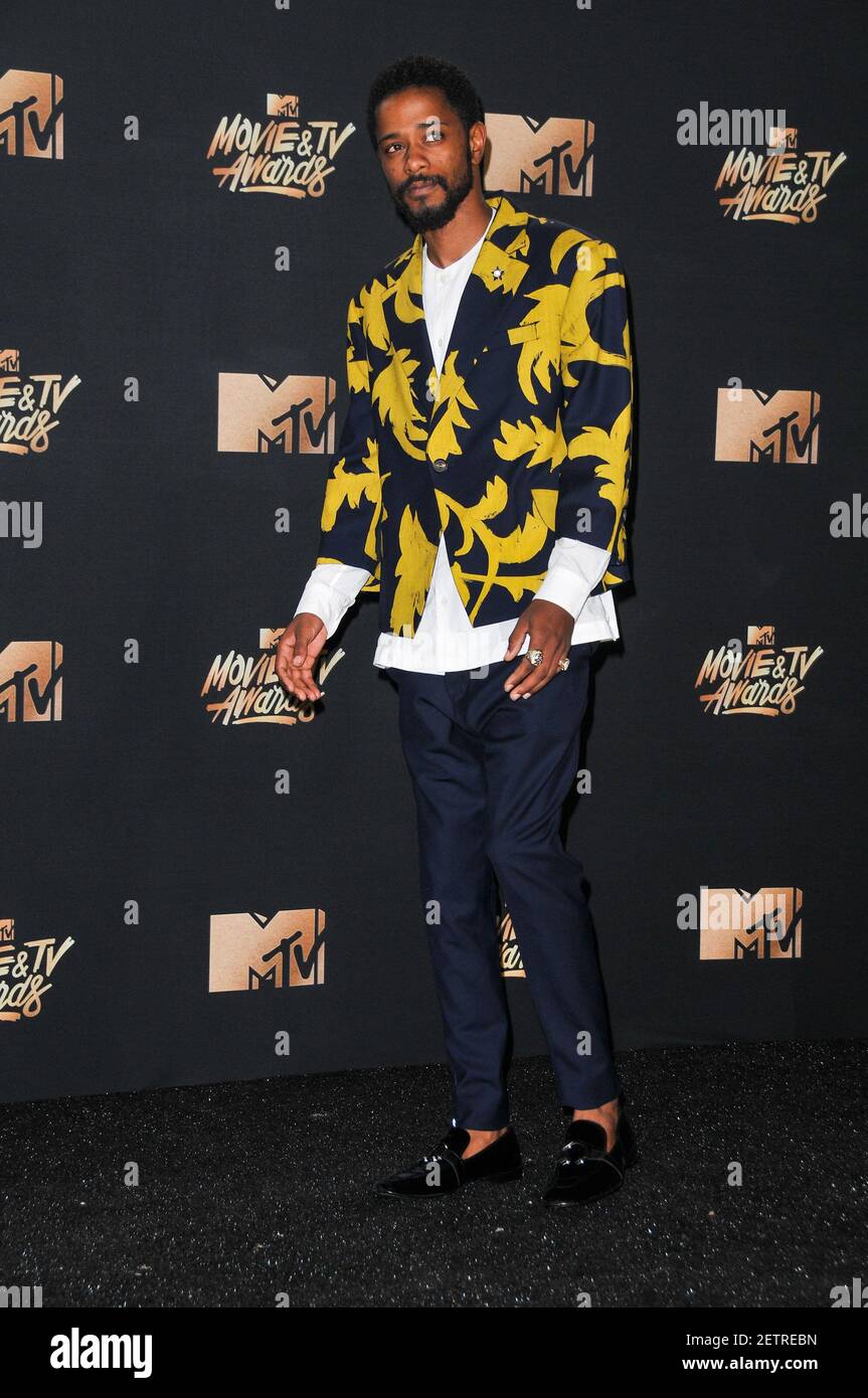 Keith Stanfield at the 2017 MTV Movie And TV Awards held at The Shrine ...