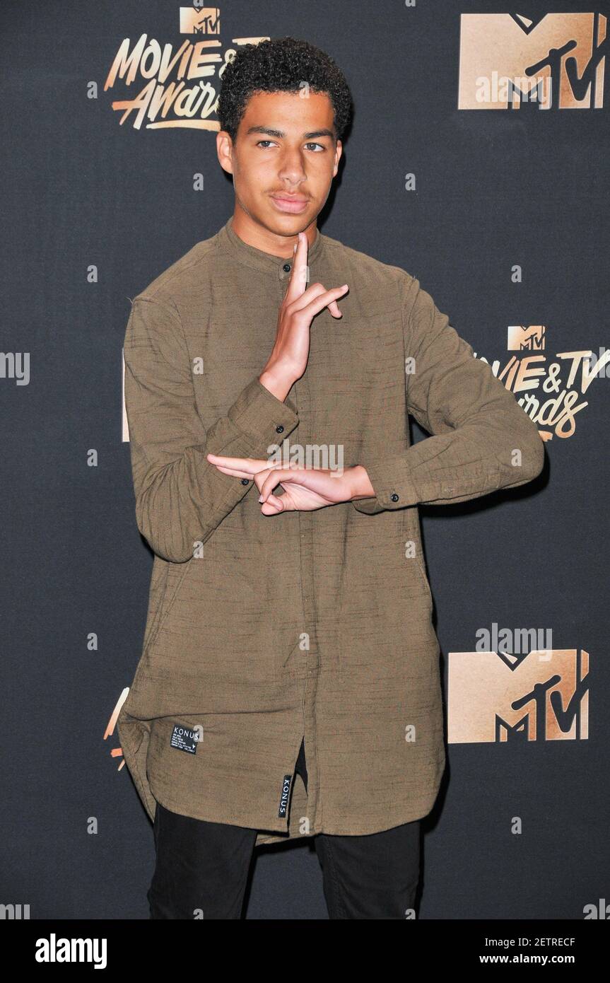 Marcus Schribner at the 2017 MTV Movie And TV Awards held at The Shrine ...