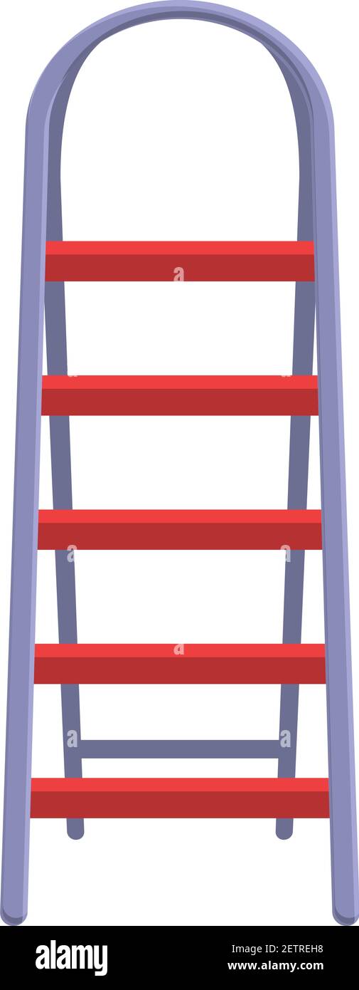Ladder equipment icon. Cartoon of ladder equipment vector icon for web ...