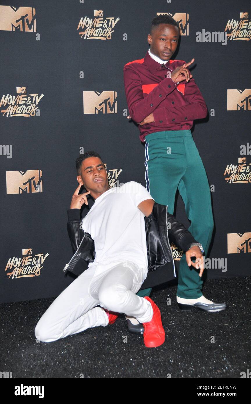 Ashton Sanders, Jharrel Jerome at the 2017 MTV Movie And TV Awards ...