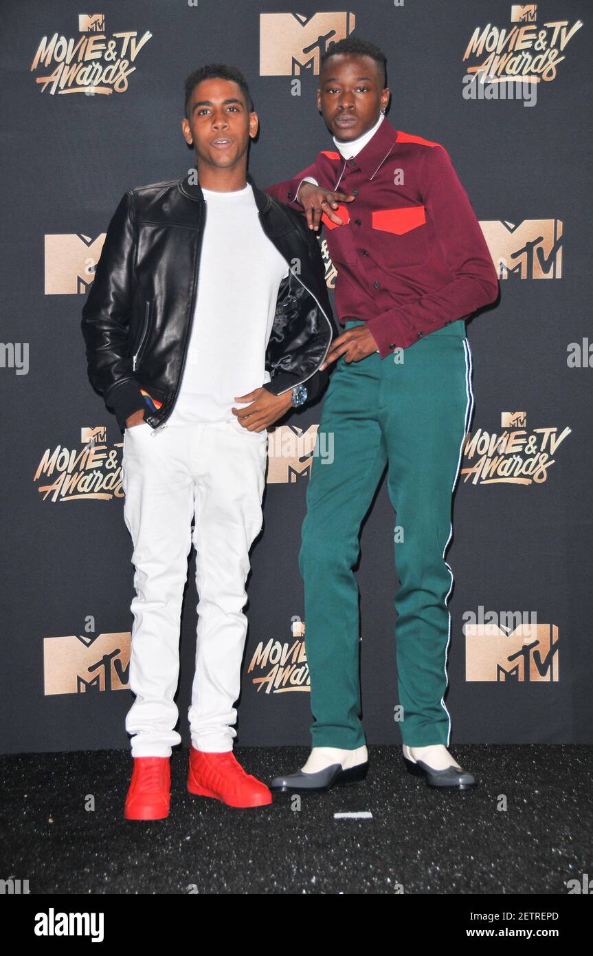 Ashton Sanders, Jharrel Jerome at the 2017 MTV Movie And TV Awards ...
