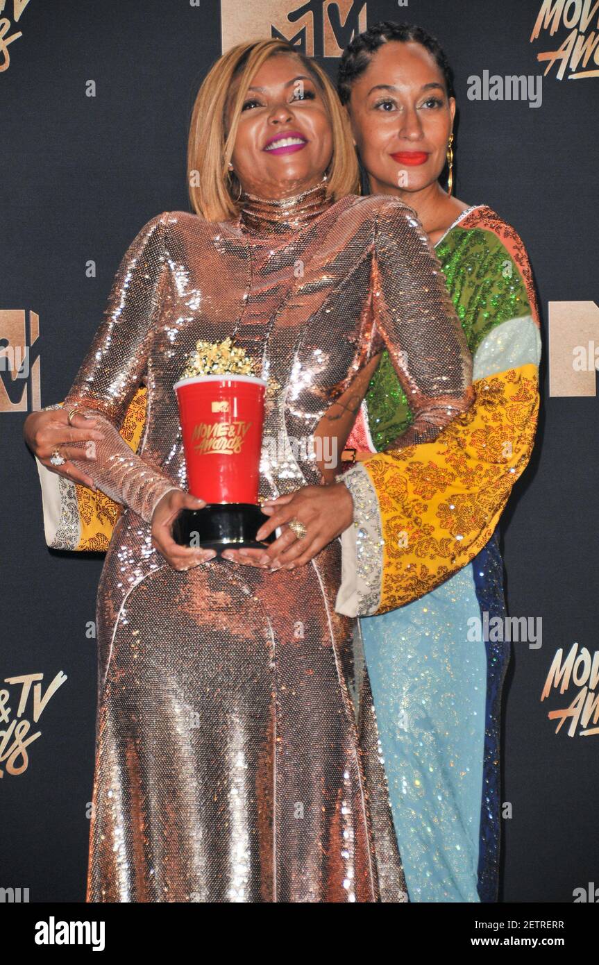 Tracee Ellis Ross, Taraji P Henson at the 2017 MTV Movie And TV Awards ...