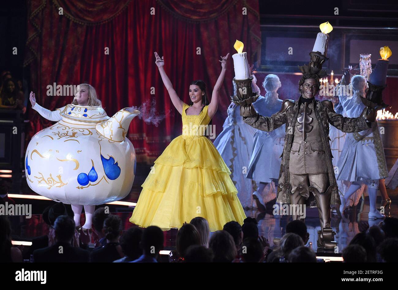 LOS ANGELES, CA - May 7: Rebel Wilson and Hailee Steinfeld appear on ...