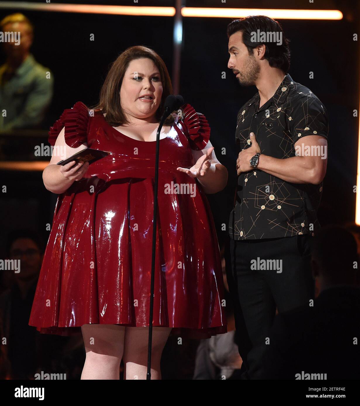 LOS ANGELES, CA - May 7: Chrissy Metz and Milo Ventimiglia appear on ...