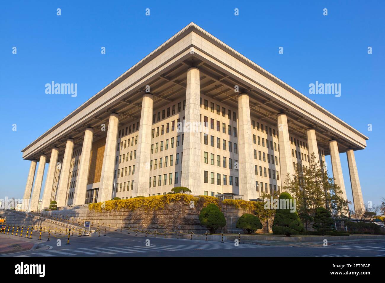 Korea, Seoul, Yeouido, National Assembly building Stock Photo - Alamy