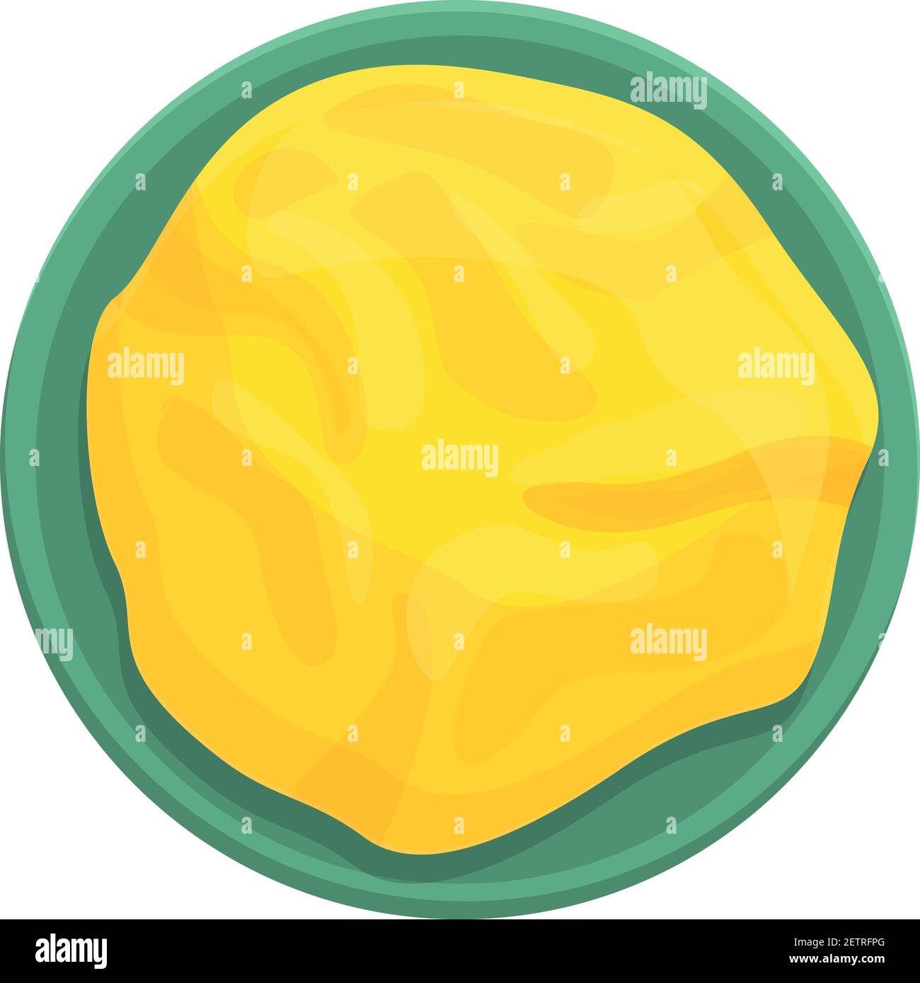 Mash potato icon. Cartoon of mash potato vector icon for web design ...