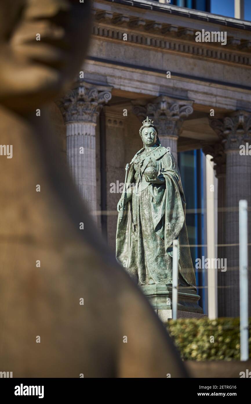 Birmingham landmark Council House, Victoria Square, Queen Victoria ...