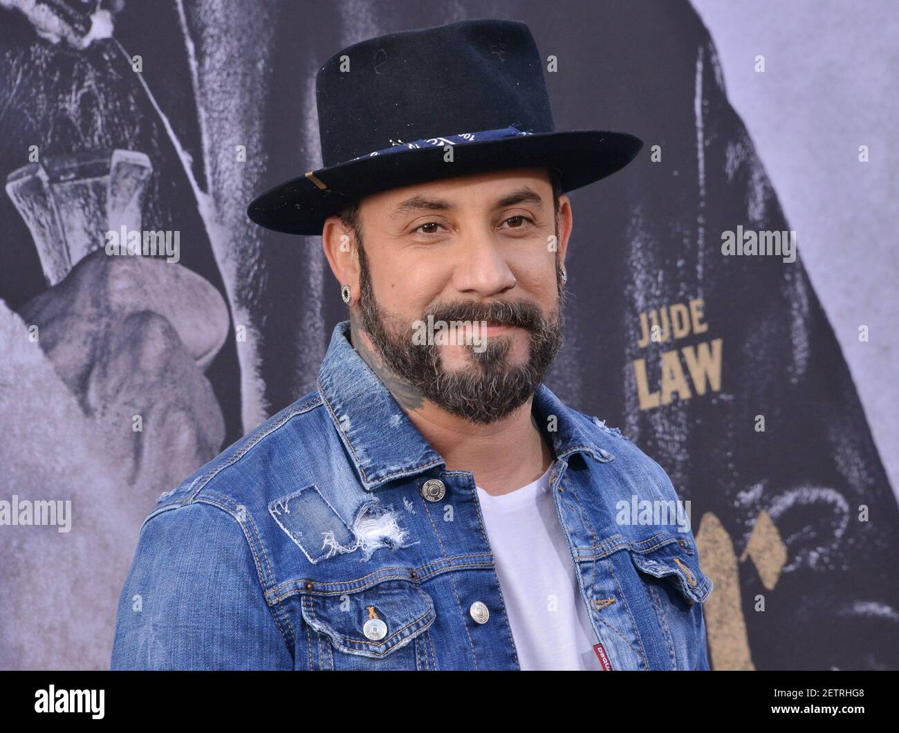 AJ McClean arrives at the "King Arthur: Legend Of The Sword" Los ...