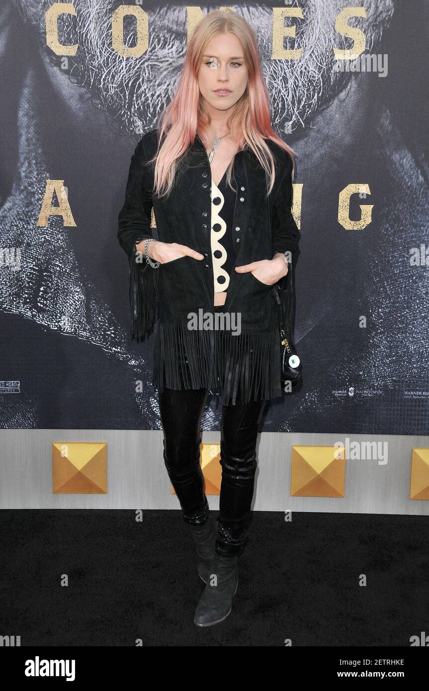 Mary Charteris arrives at the "King Arthur: Legend Of The Sword" Los ...