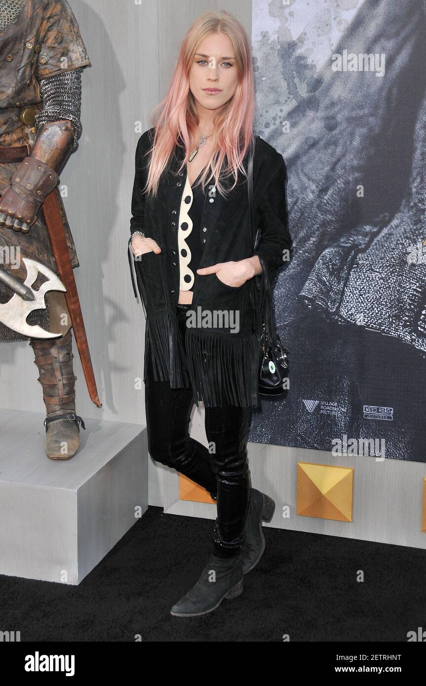 Mary Charteris arrives at the "King Arthur: Legend Of The Sword" Los ...