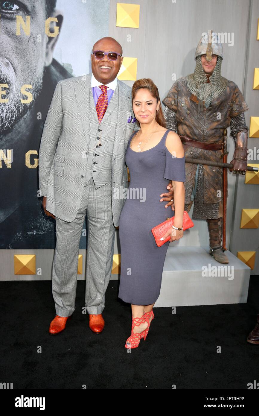 LOS ANGELES - MAY 8: Chi McBride, Julissa McBride at the "King Arthur ...