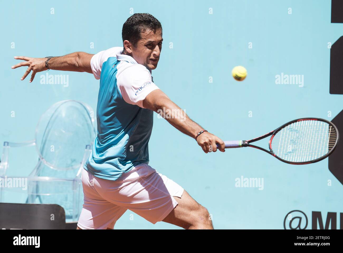 Spanish Nicolas Almagro during Mutua Madrid Open Tennis 2017 at Caja ...