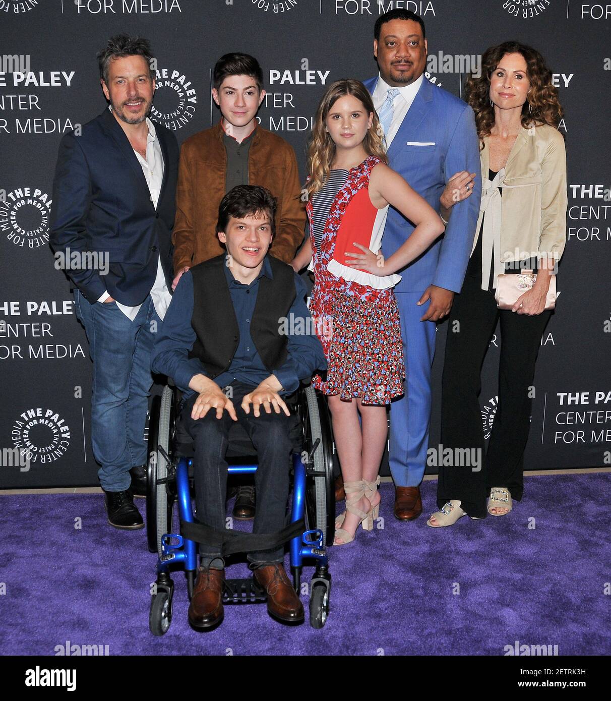 (L-R) "Speechless" Cast - John Ross Bowie, Mason Cook, Micah Fowler ...