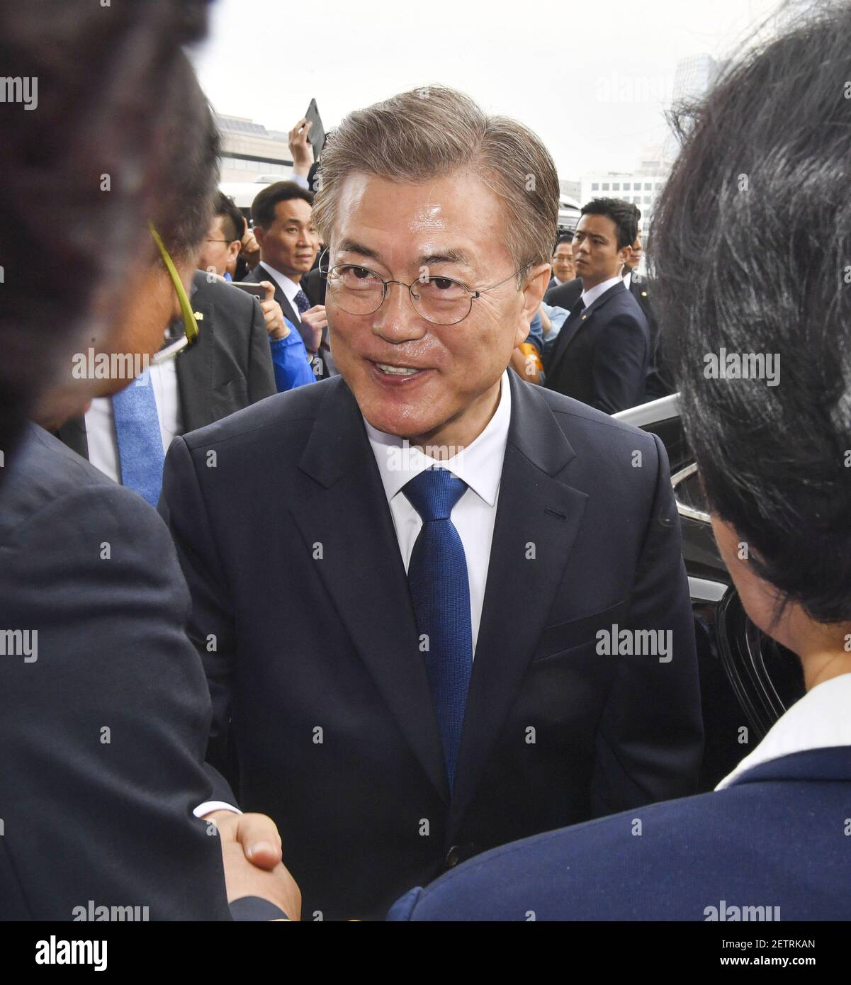 10 May 2017 - Seoul, South Korea : South Korean new President Moon Jae ...