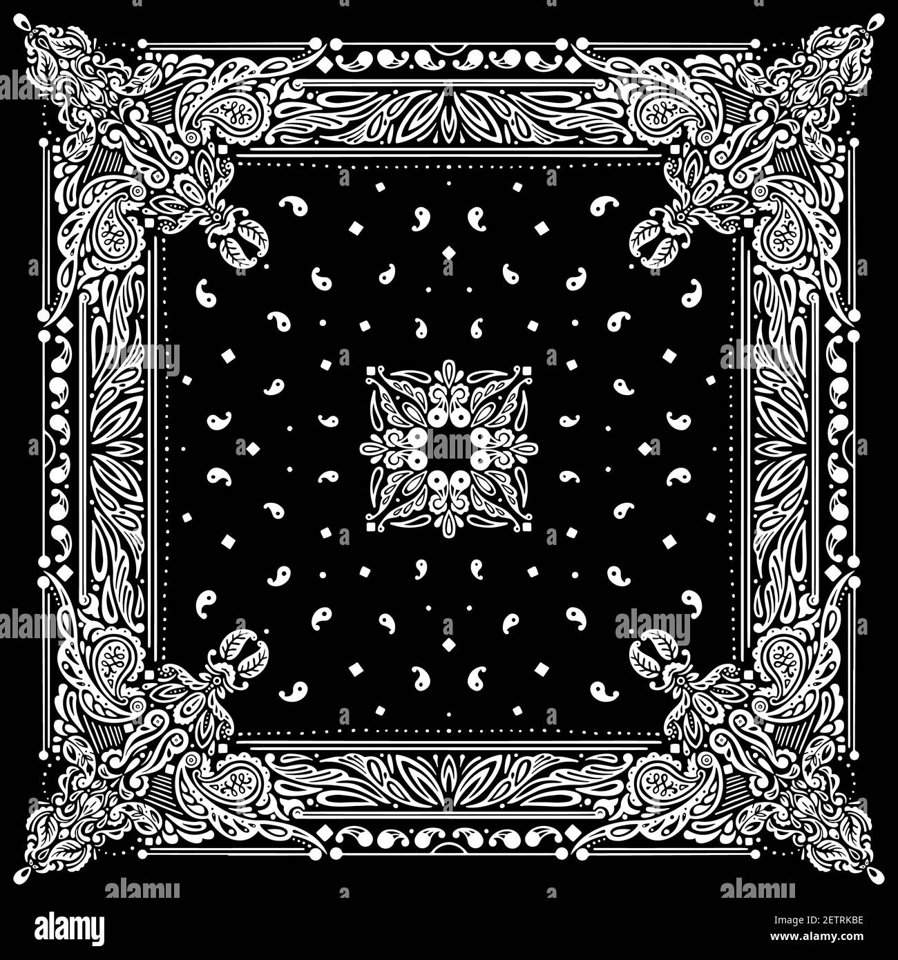 Black Bandana Vector