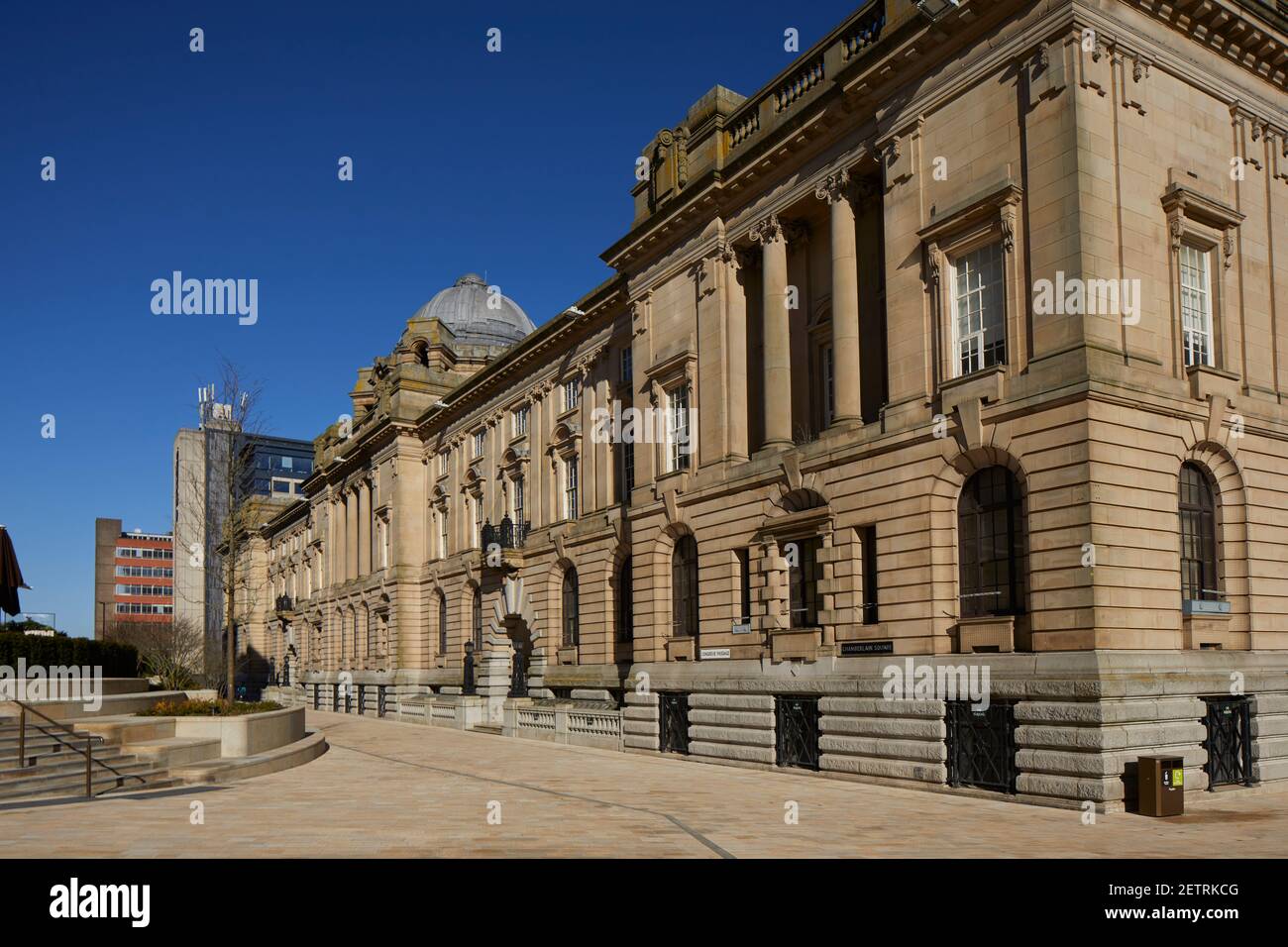 Birmingham city centre landmark Chamberlain Square Council House ...