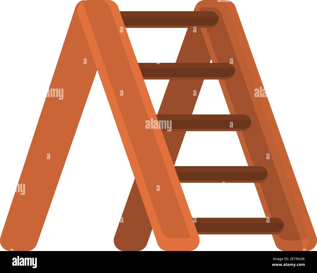 Construct ladder icon. Cartoon of construct ladder vector icon for web ...