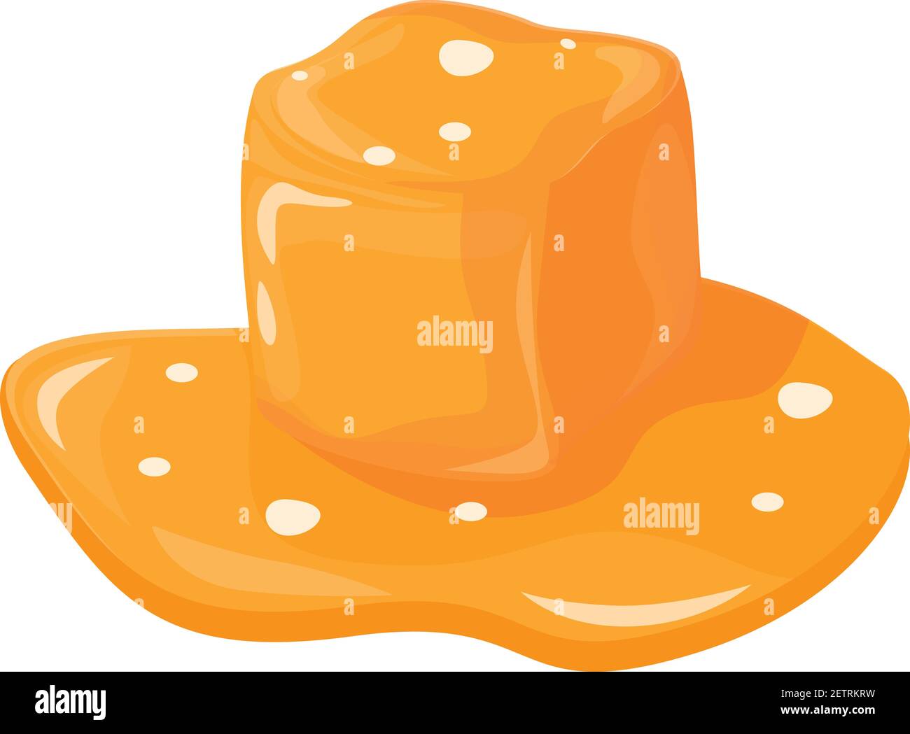 Flavor salted caramel icon. Cartoon of flavor salted caramel vector ...