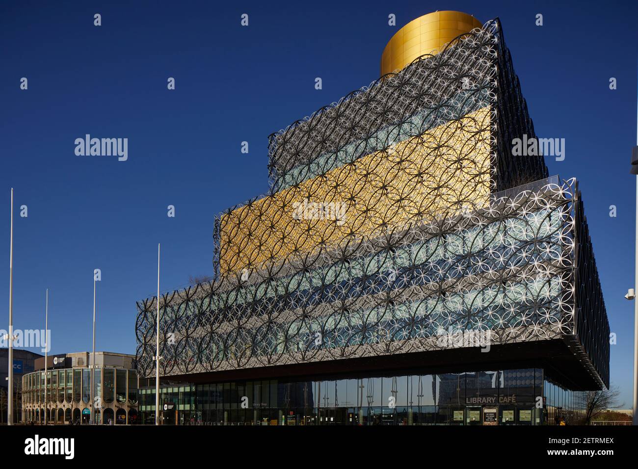 Birmingham city centre landmark Library of Birmingham in Centenary ...