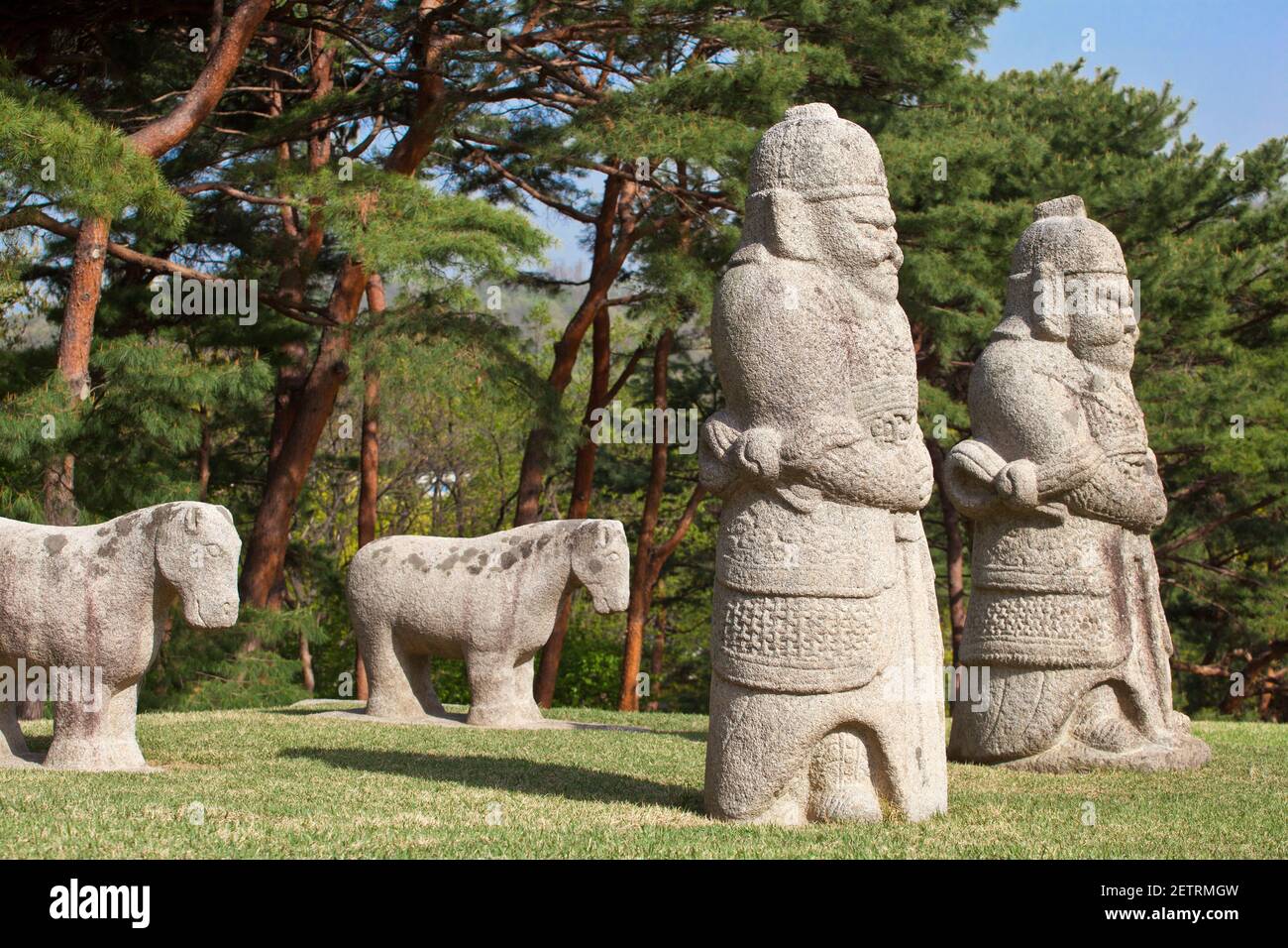 Korea, Seoul, Royal Tombs of Heolleung and Illeung, Heolleung, Tomb of ...