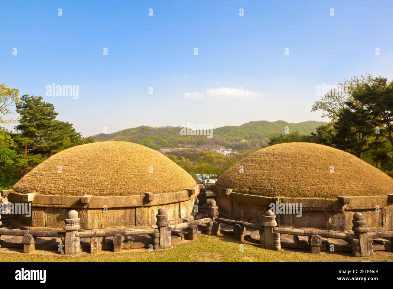 Korea, Seoul, Royal Tombs of Heolleung and Illeung, Heolleung, Tomb of ...