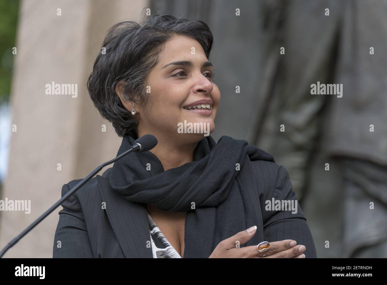 Brooklyn DEputy Borough President Diana Reyna is seen at the centennial ...