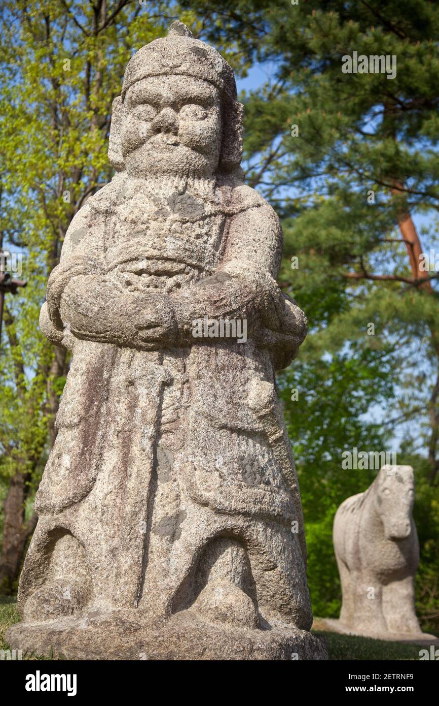 Korea, Seoul, Royal Tombs of Heolleung and Illeung, Heolleung, Tomb of ...