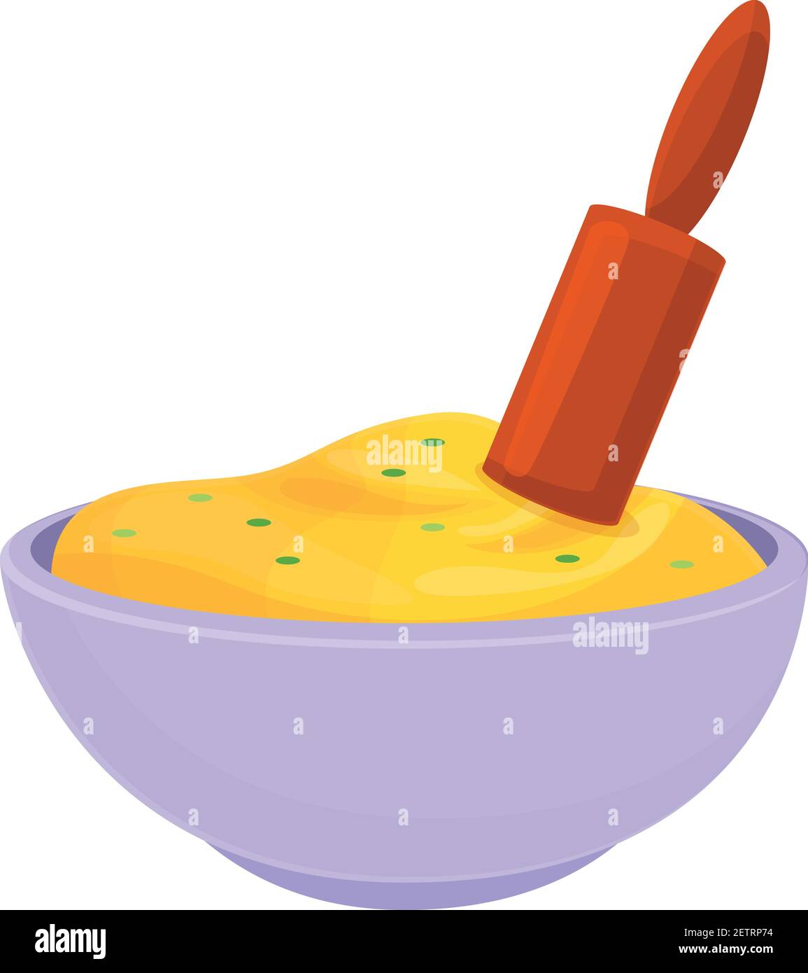 Meal mash potatoes icon. Cartoon of meal mash potatoes vector icon for ...