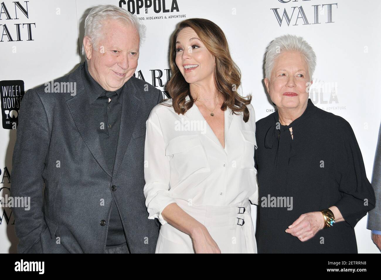 (L-R) Fred Roos, Diane Lane and Eleanor Coppola together at the "Paris ...