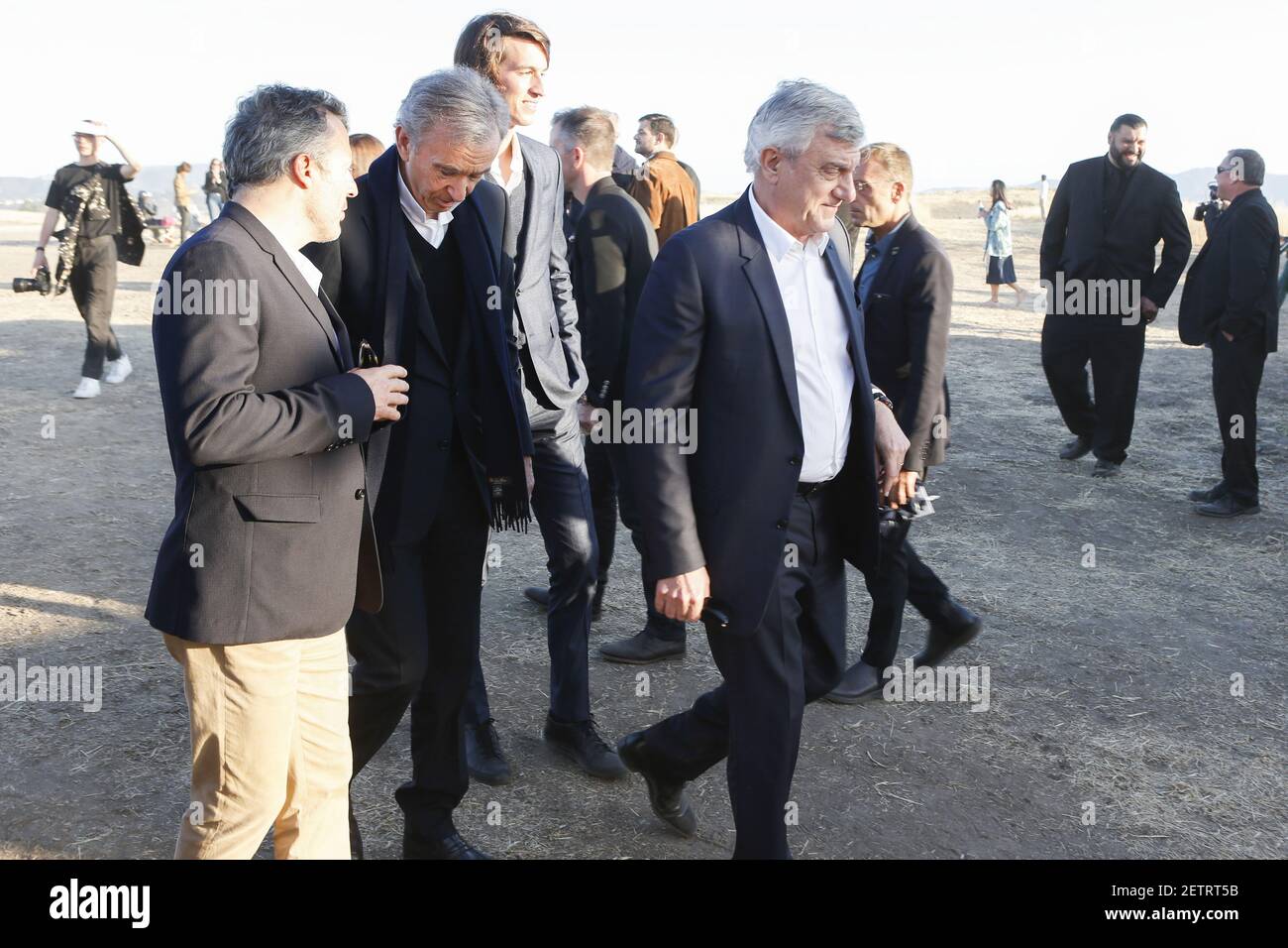 Bernard Arnault owner of LVMH and DIOR CEO of Dior at the Christian ...