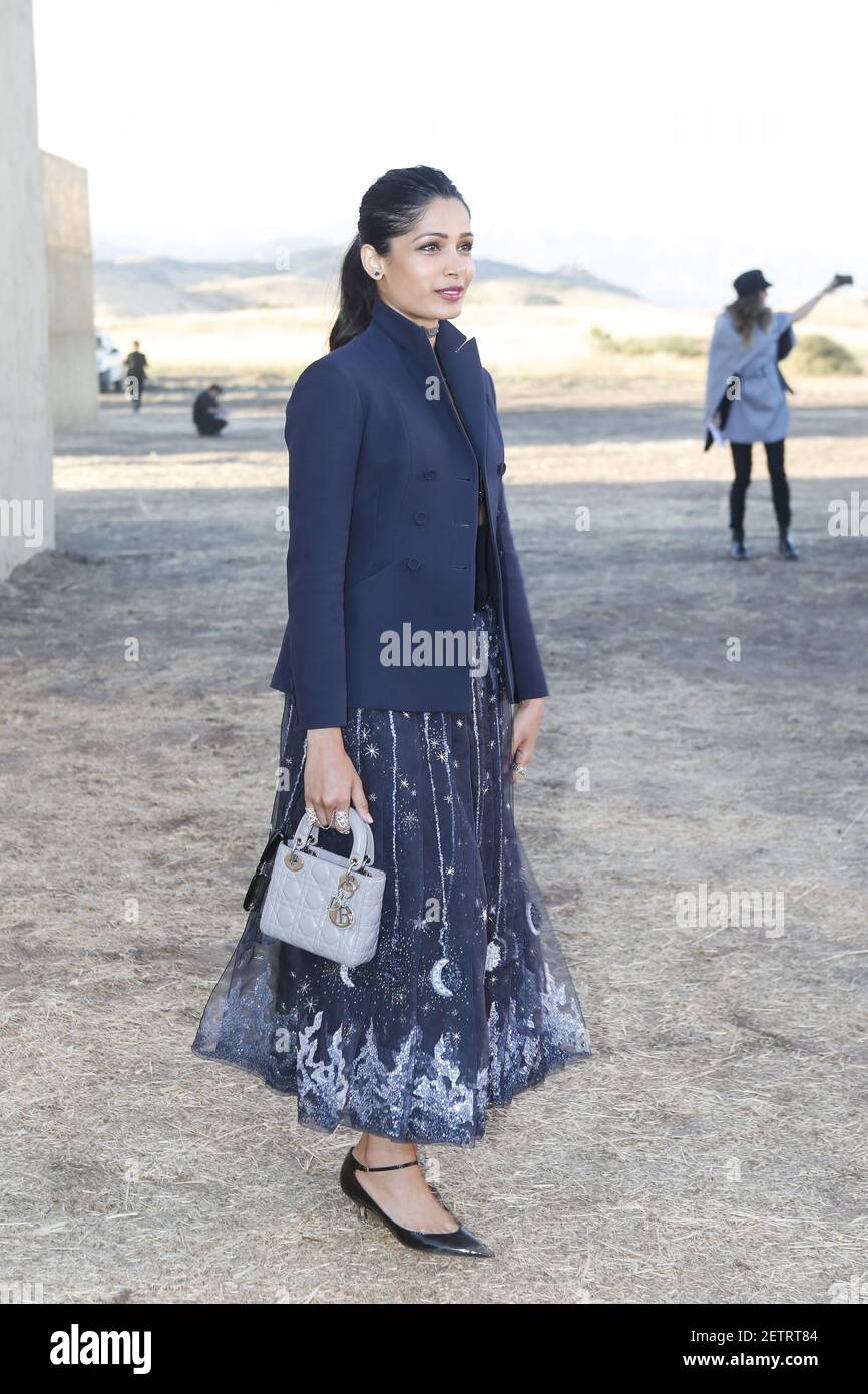 Frieda Pinto at the Christian Dior Cruise 2018 Runway Show at the Upper ...