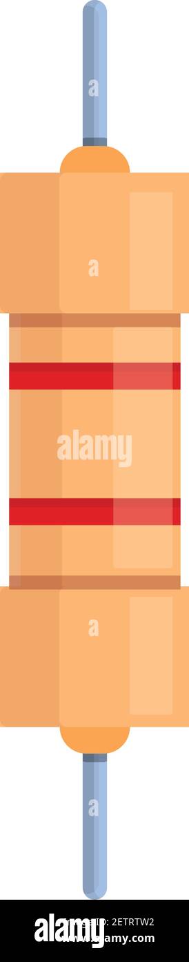 Voltage resistor icon. Cartoon of voltage resistor vector icon for web ...