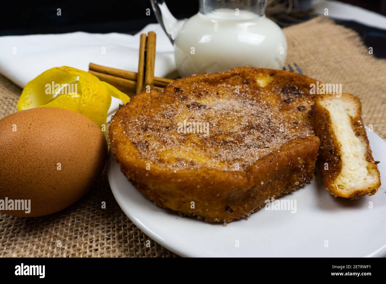 torrijas with honey typical easter dessert in spain Stock Photo - Alamy