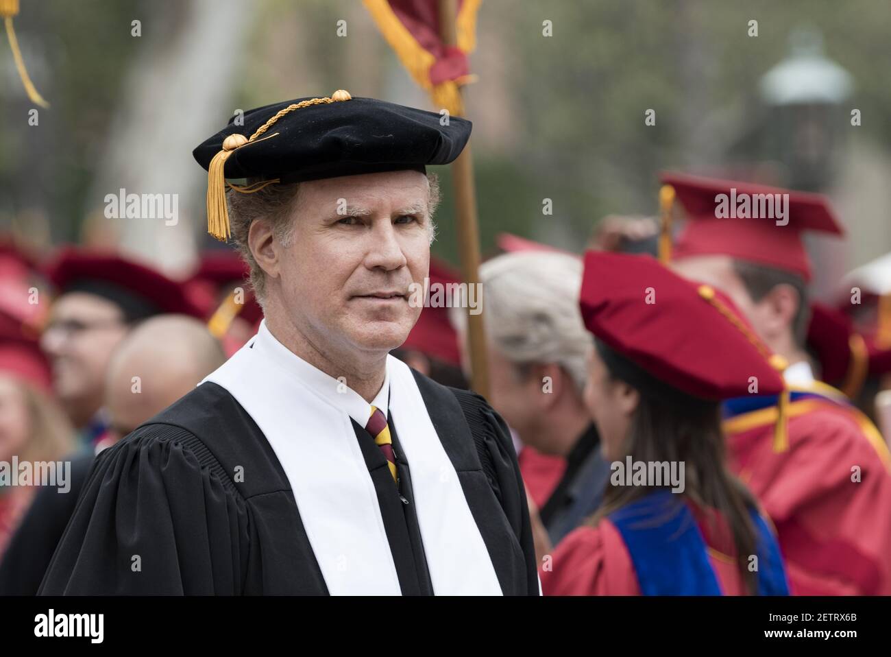 Comedian and actor Will Ferrell during a University of Southern ...