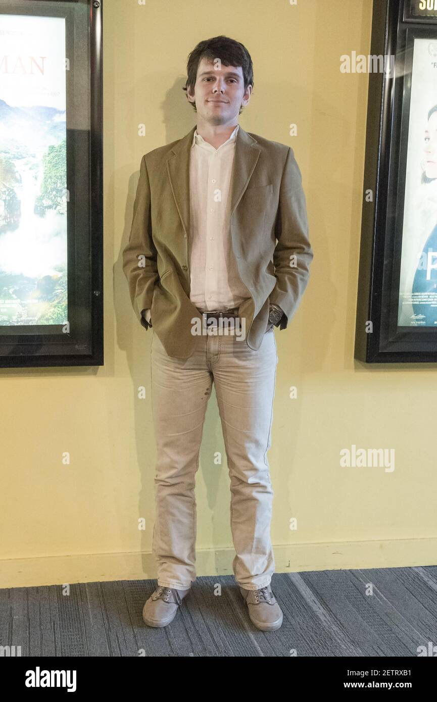 James Freeman is seen in the lobby of the Landmark Sunshine Theater ...