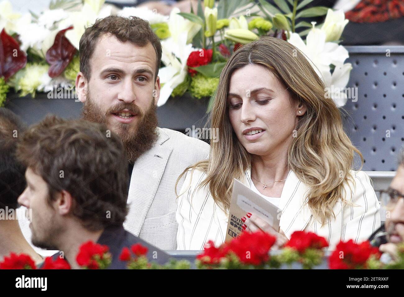Philadelphia 76's Sergio El Chacho Rodriguez and his wife Ana Bernal ...