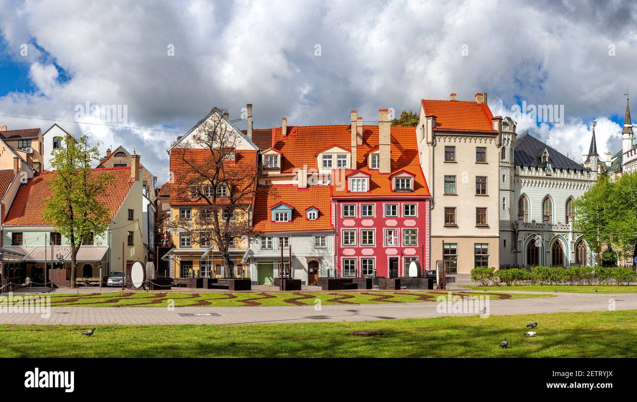 Riga square cafe hi-res stock photography and images - Alamy