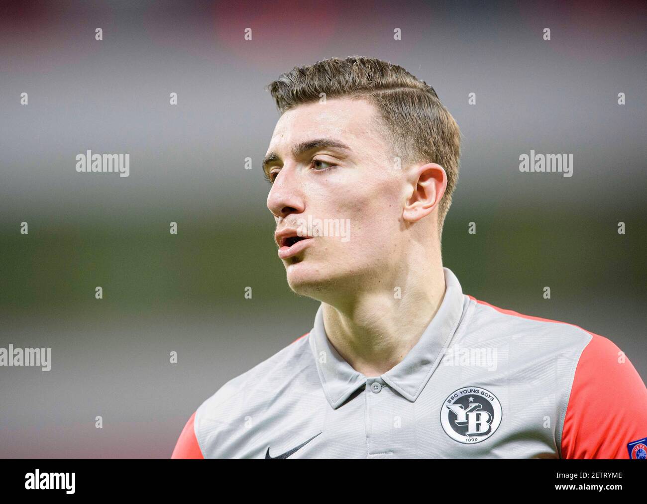 Cedric ZESIGER (Bern) Soccer Europa League, sixteenth-final match ...
