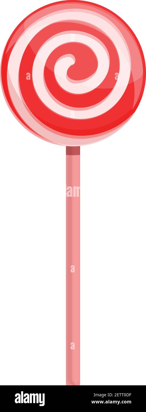 Santa lollipop icon. Cartoon of santa lollipop vector icon for web ...