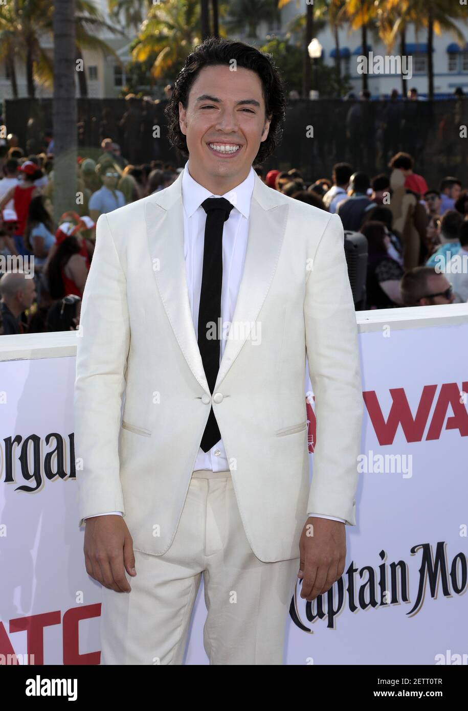 Jon Bass is seen during arrivals at the Baywatch World Premier on May ...