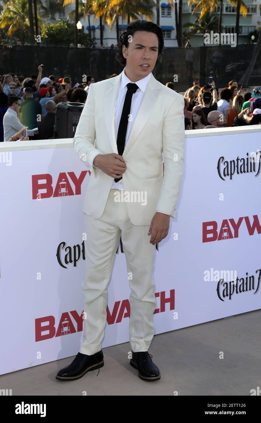 Jon Bass is seen during arrivals at the Baywatch World Premier on May ...