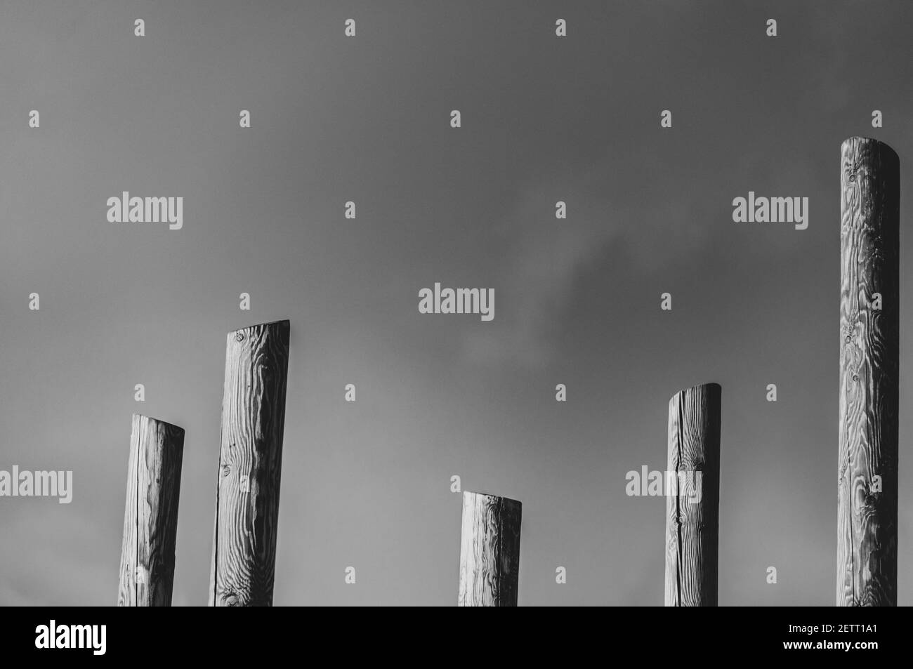 Grey gray pillars Black and White Stock Photos & Images - Alamy