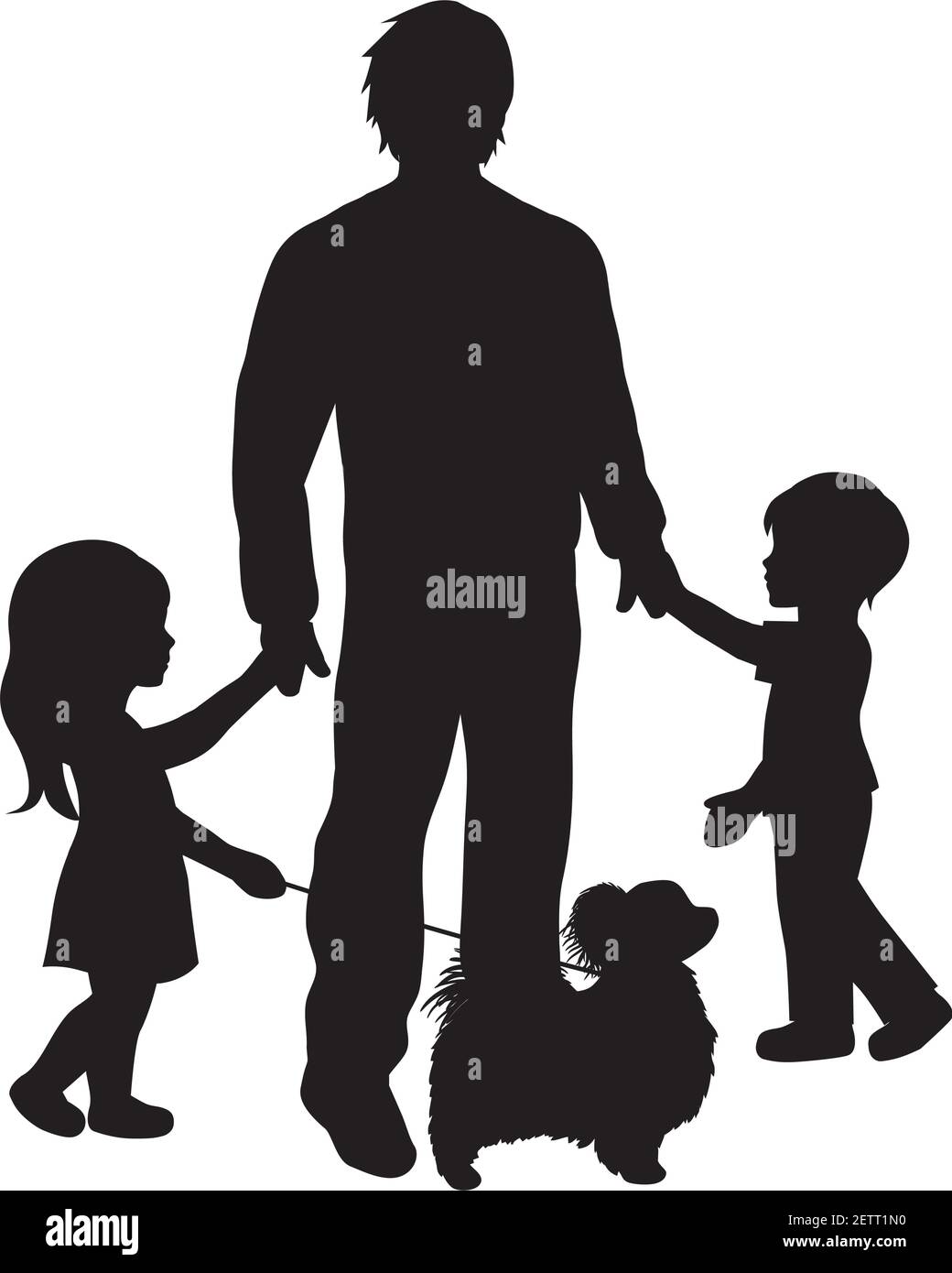 happy family, vector graphic design element Stock Vector Image & Art ...