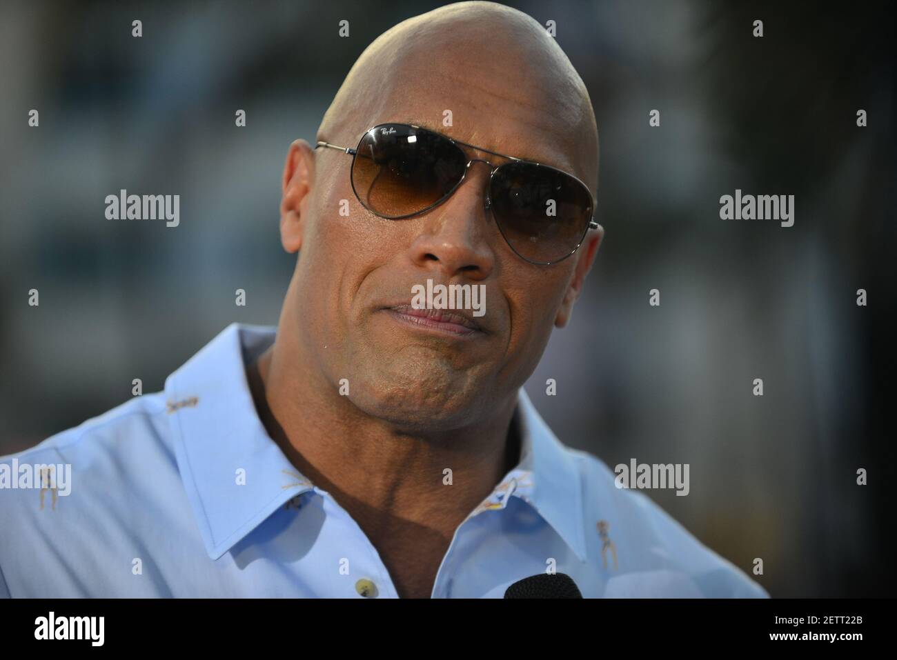 MIAMI BEACH, FL - MAY 13: Dwayne Johnson attends Paramount Pictures ...
