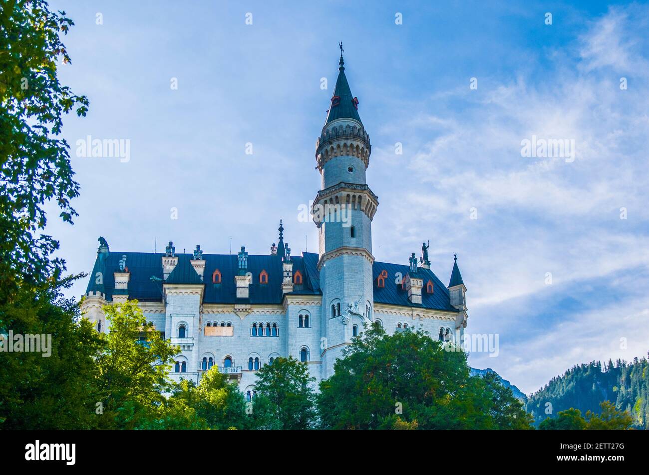 neuschwanstein, famous castle of fairy tales, princesses and lovers ...