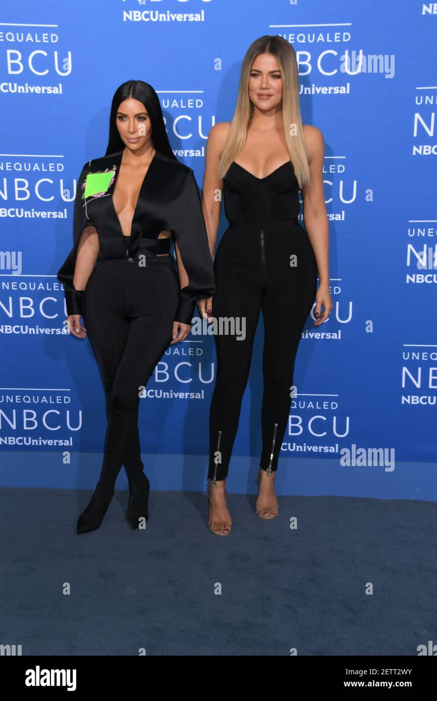 Kim Kardashian, Khloe Kardashian arrives to the 2017 NBC Universal ...