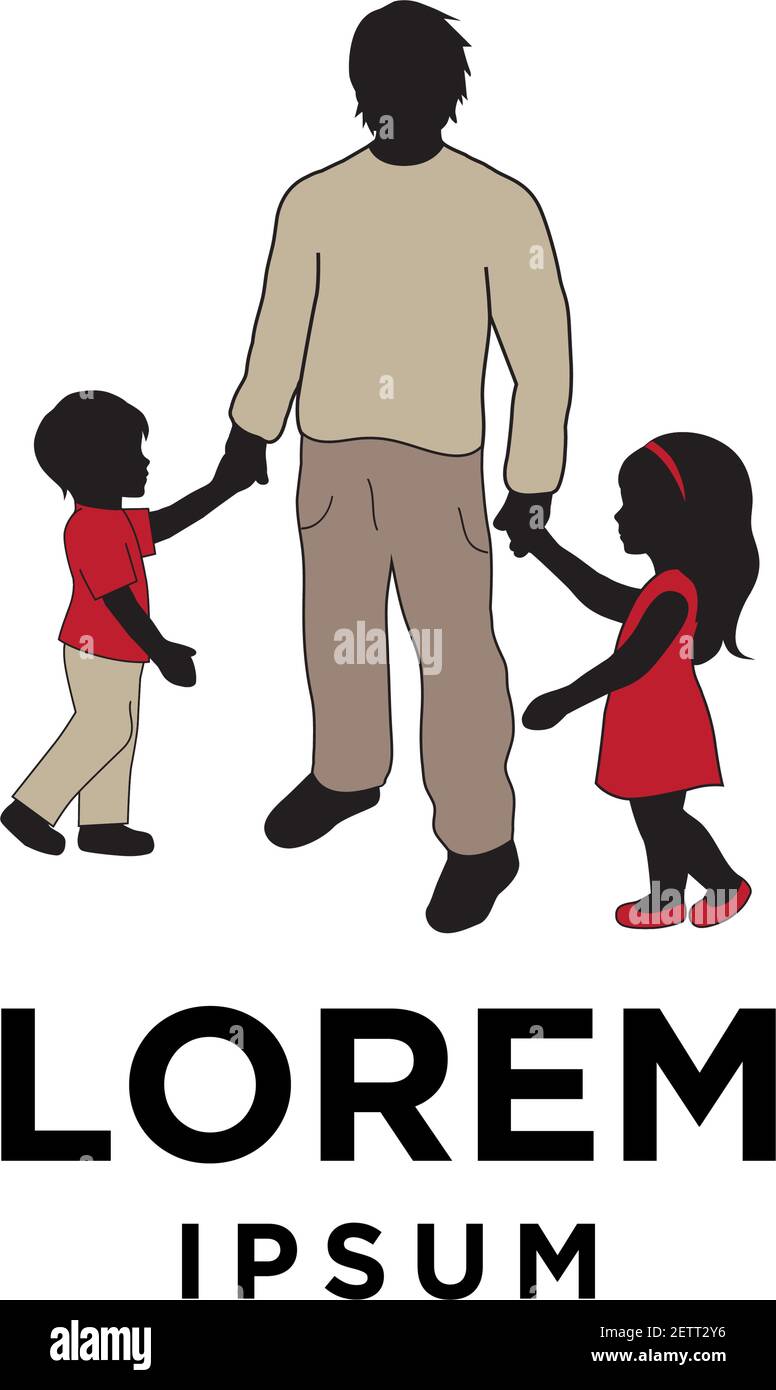 happy family, vector graphic design element Stock Vector Image & Art ...
