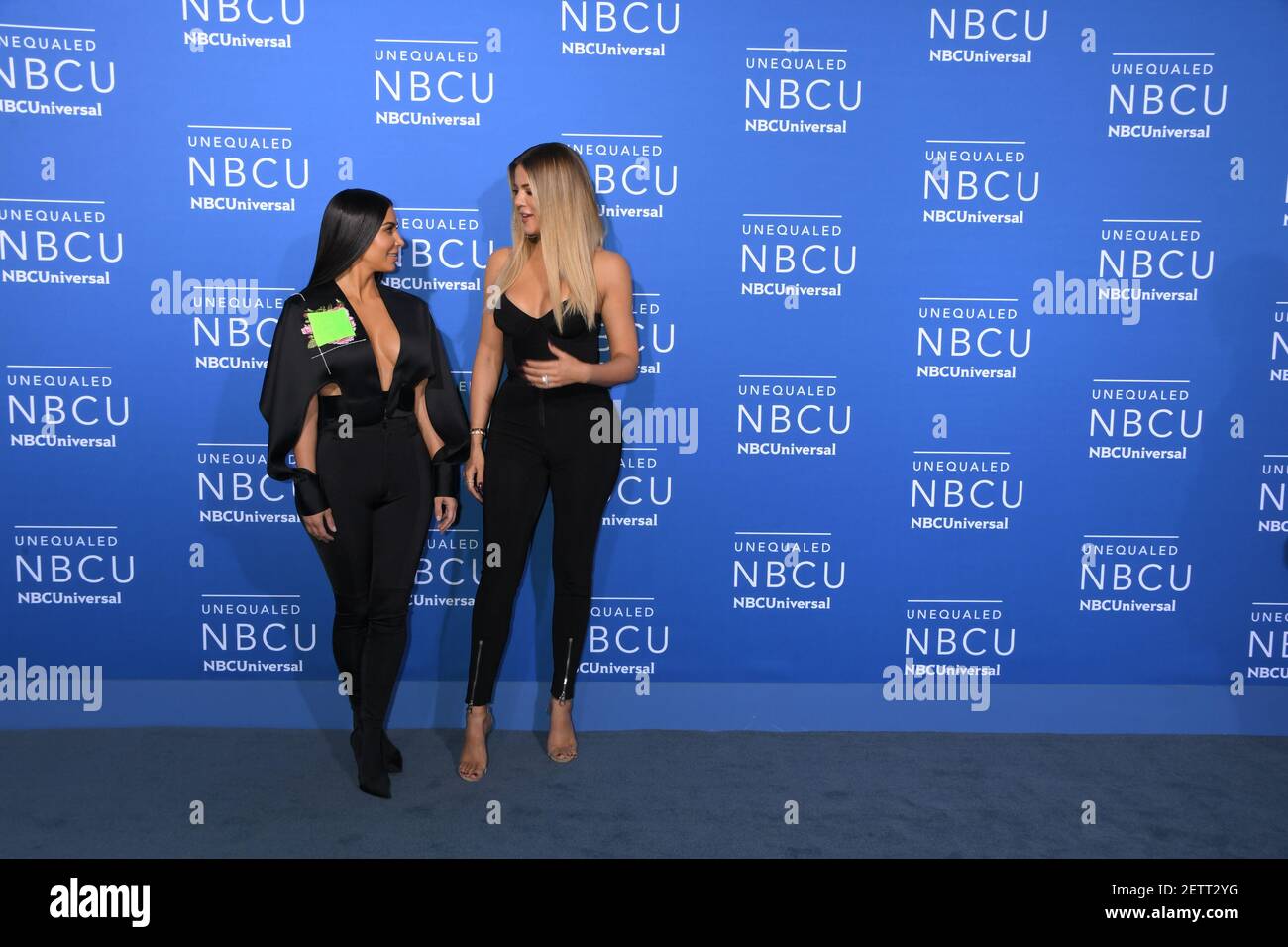 Kim Kardashian, Khloe Kardashian arrives to the 2017 NBC Universal ...