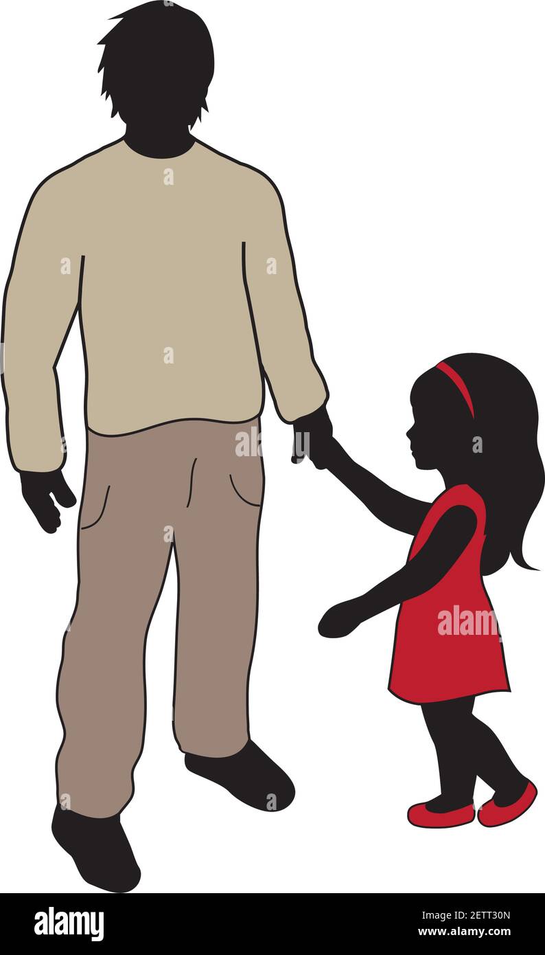 happy family, vector graphic design element Stock Vector Image & Art ...