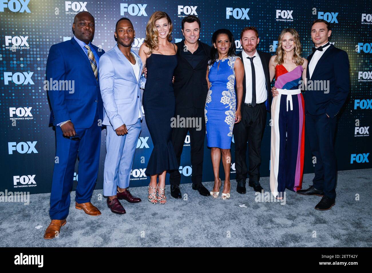 NEW YORK, NY - MAY 15: Peter Macon, J.Lee, Adrianne Palicki, Seth ...